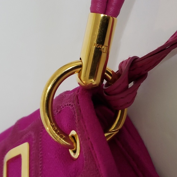 Dior | Bags | Dior D Charm Pink Satin Jeweled Embellished Clutch | Poshmark